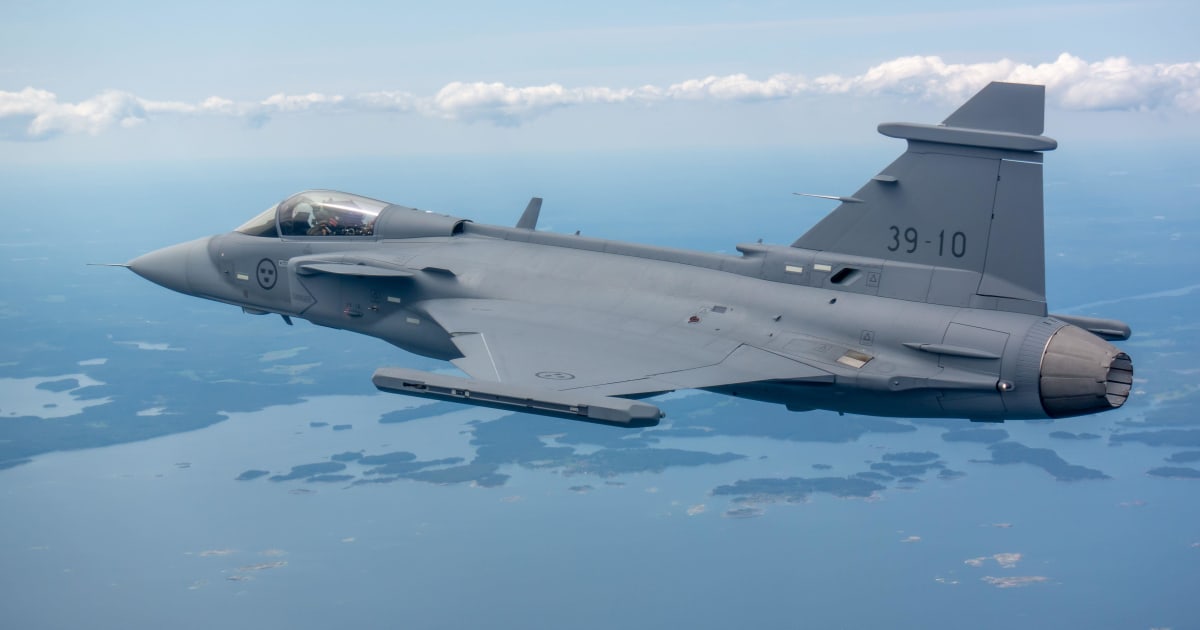 Gripen E/F Test Programme Moves to Tactical and Sensor Systems ...